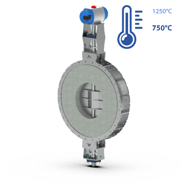 High temperature flap - Jasta Armaturen