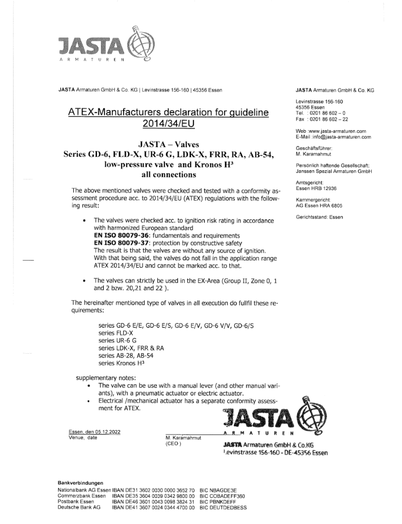 About us - Jasta Armaturen